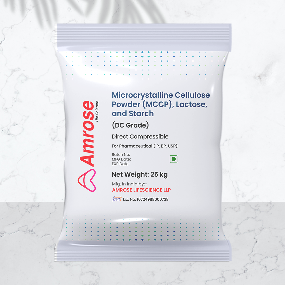 Microcrystalline Cellulose Powder (MCCP), Lactose, and Starch | Amrose ...